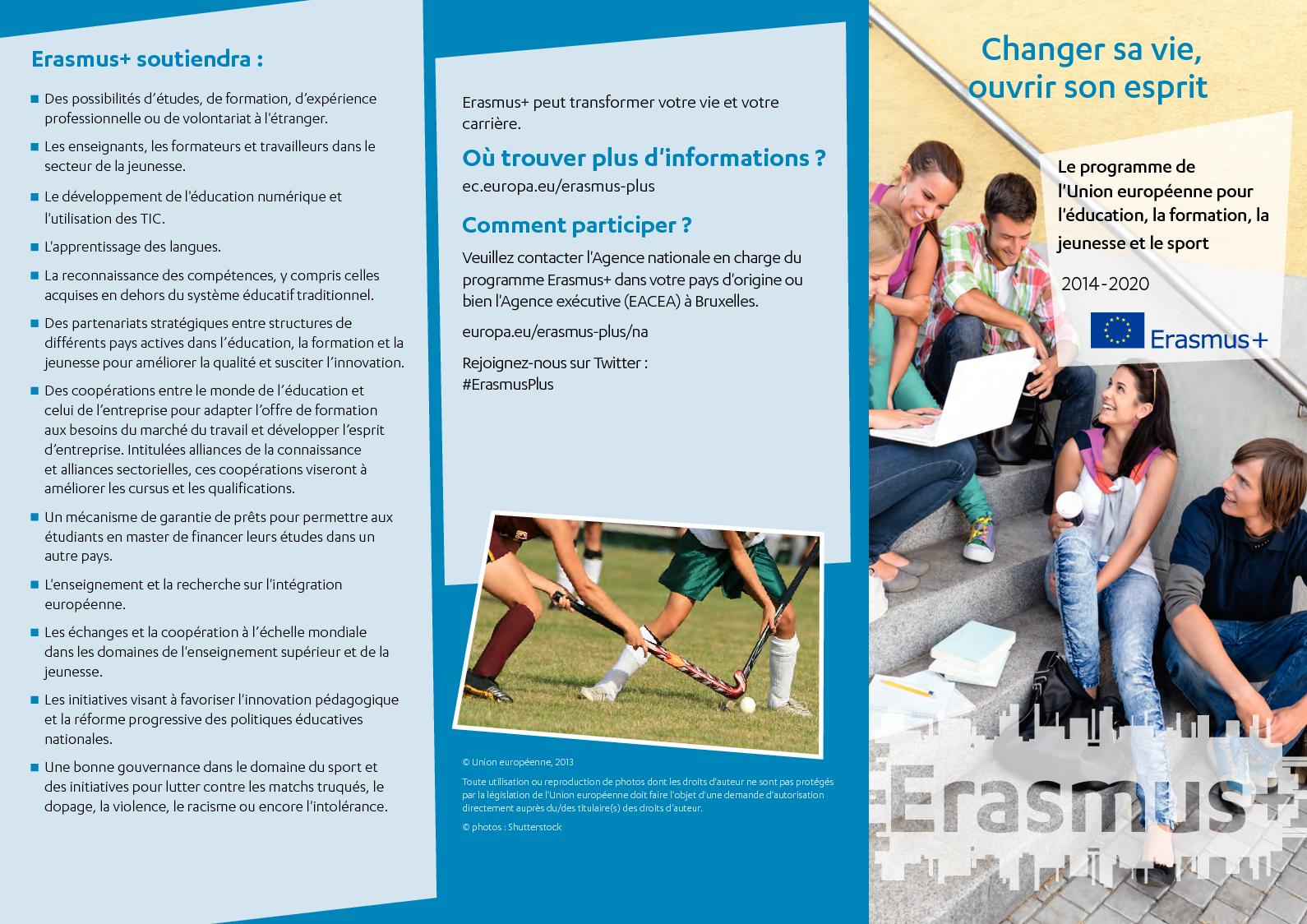 Erasmus+ Flyer - ERASMUSPLUS MOROCCO